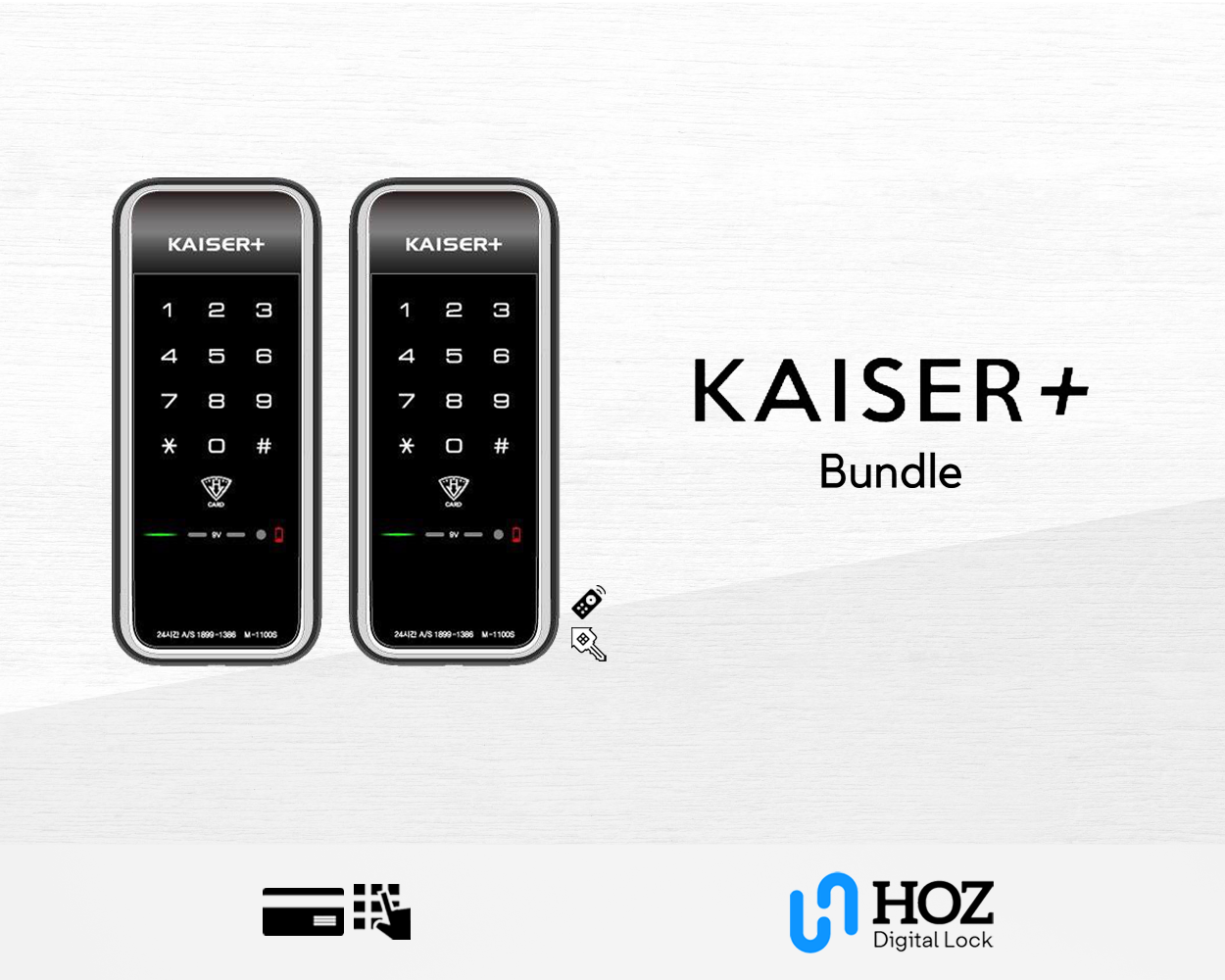 Kaiser Door Lite & Kaiser Gate Lite Bundle | Digital Locks Singapore | Hoz