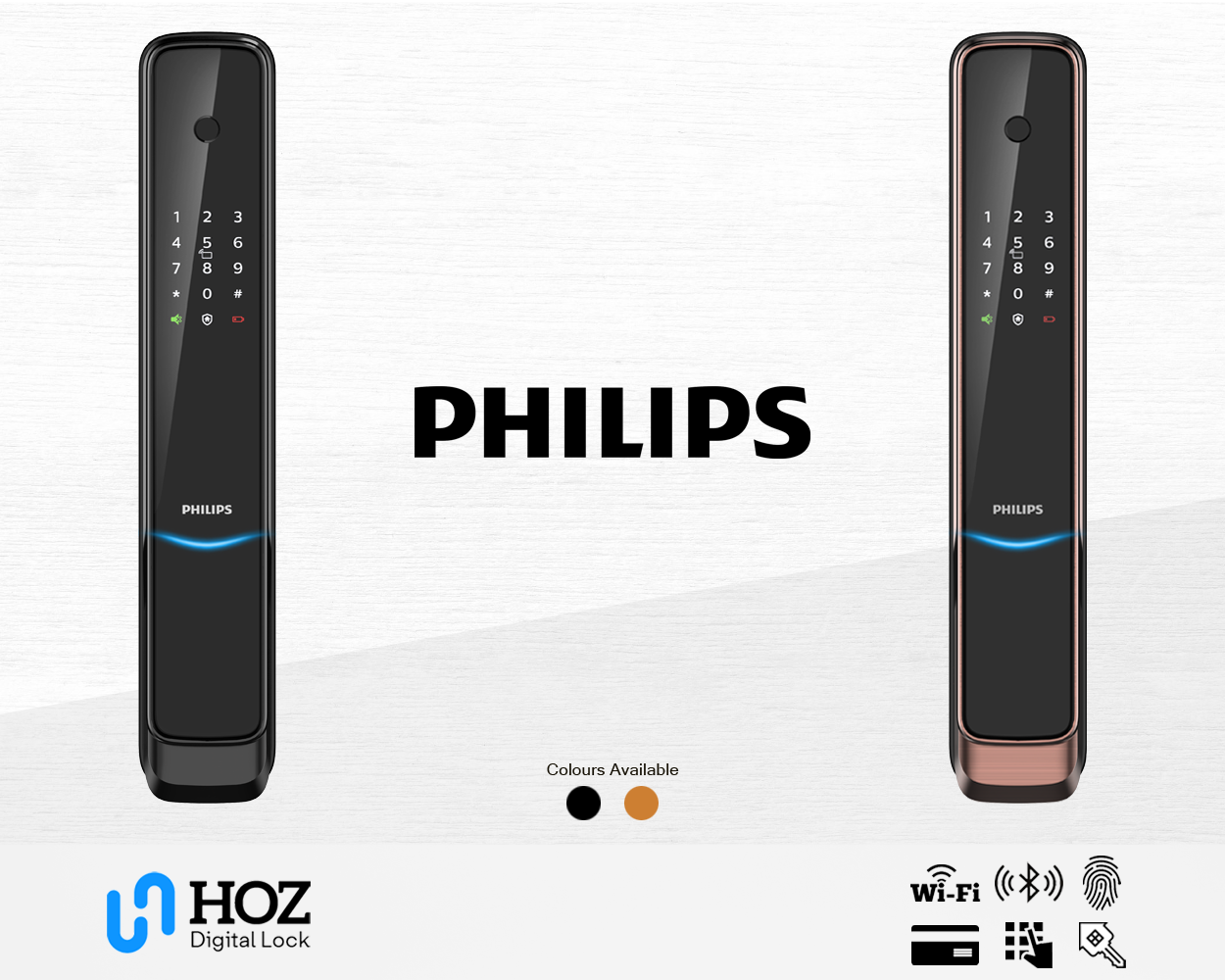 Philips 9300 Door Digital Lock | Digital Locks Singapore | Hoz