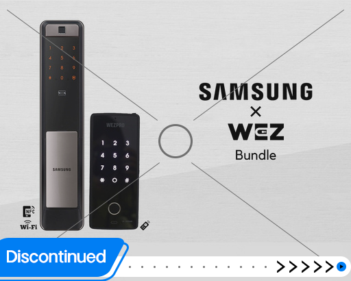 Samsung SHP-DP609 & WEZPRO Gate Bundle | Digital Locks Singapore | Hoz