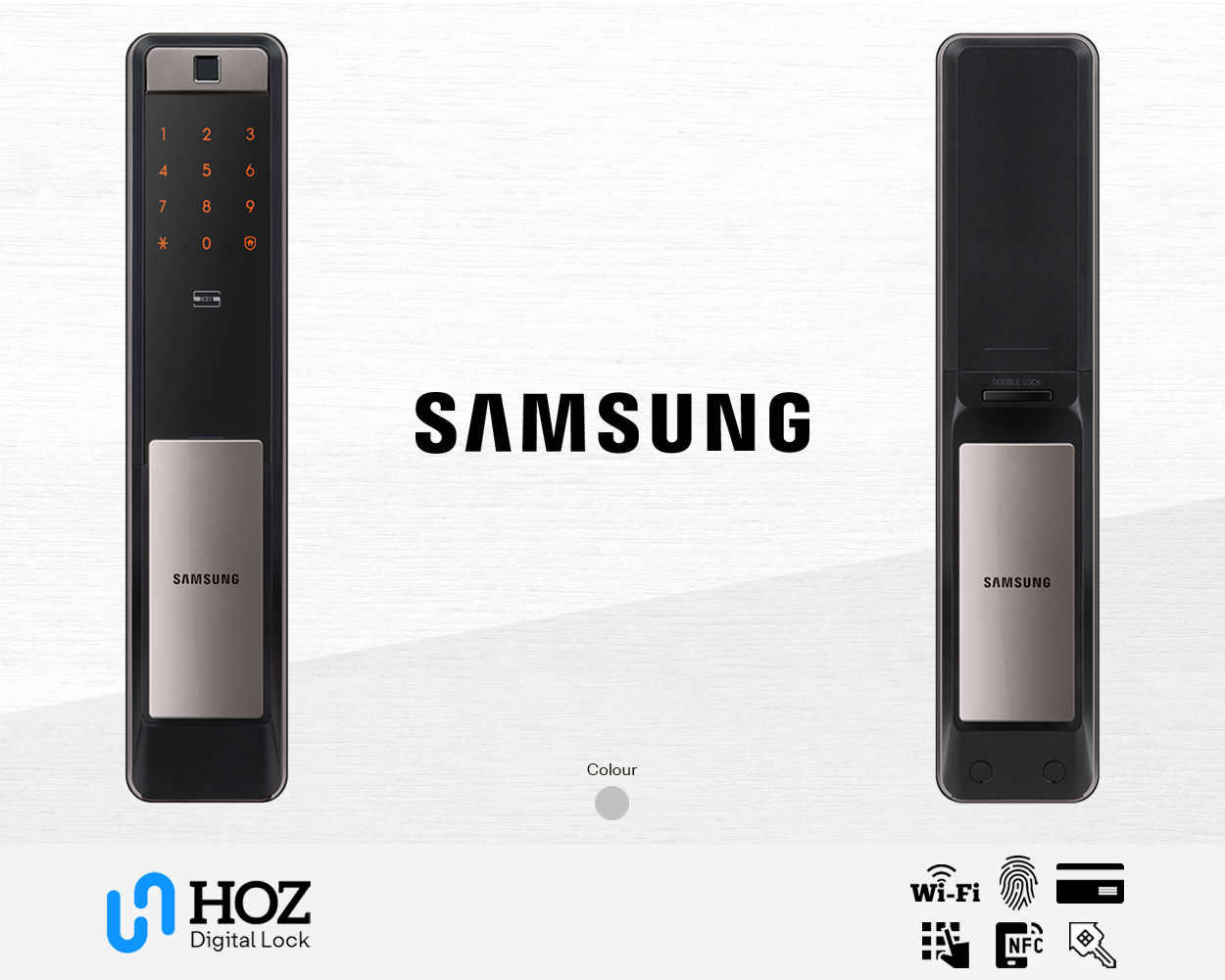 Samsung Digital Lock SHP-DP609 Silver | Digital Locks Singapore | Hoz
