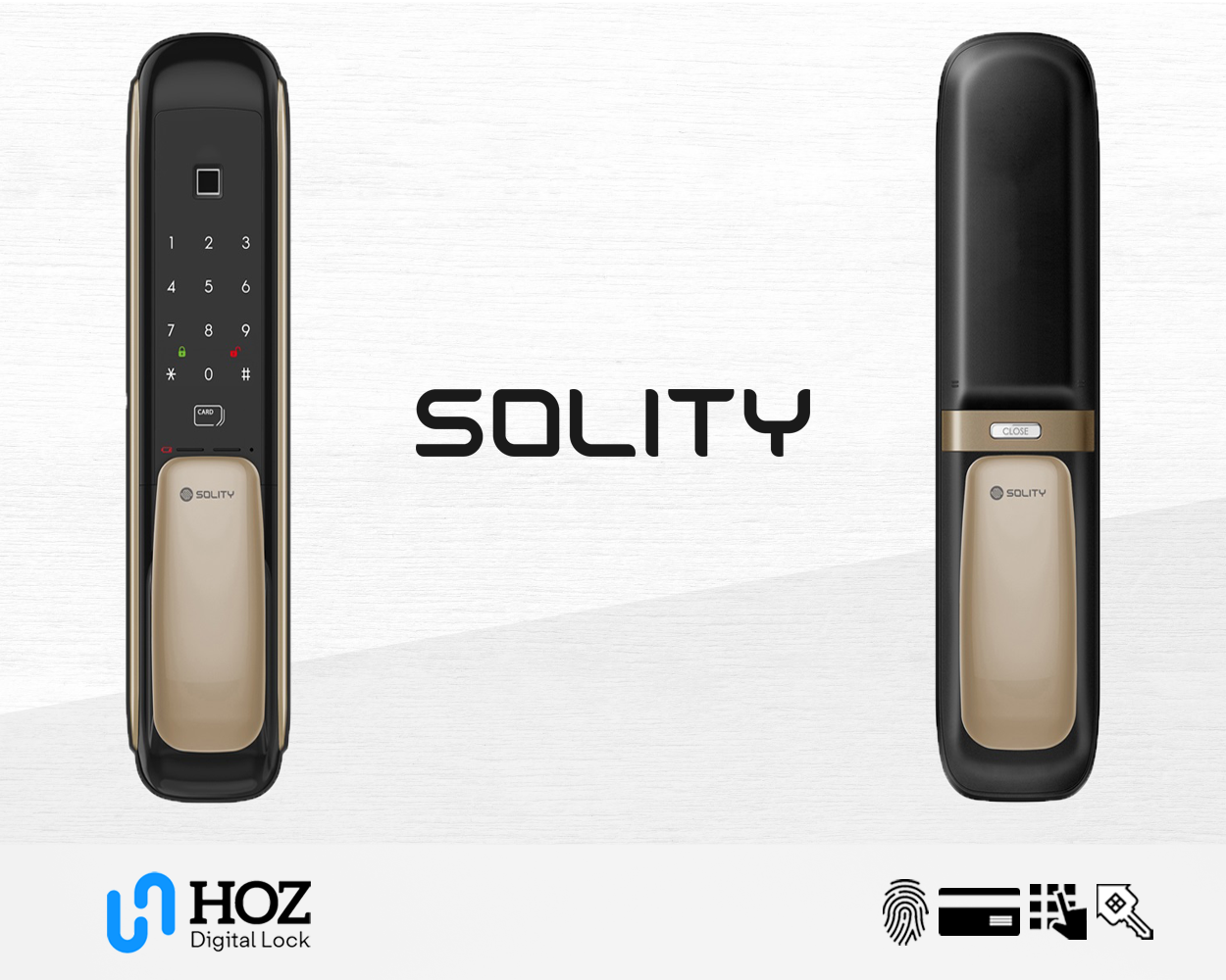 Solity Digital Lock GSP-1000BK | Digital Locks Singapore | Hoz