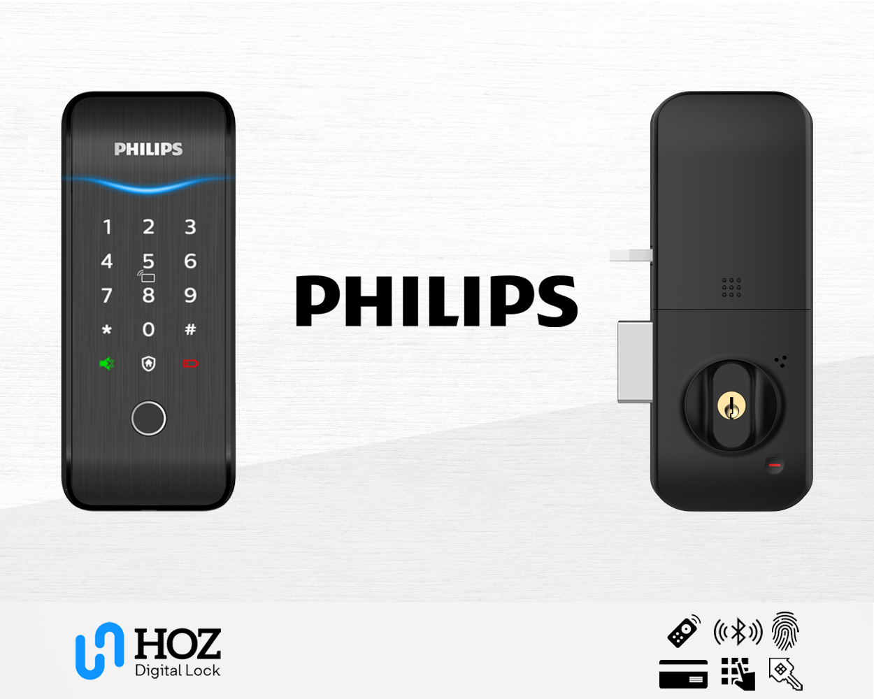 Philips 5100K Gate Digital Lock | Digital Locks Singapore | Hoz