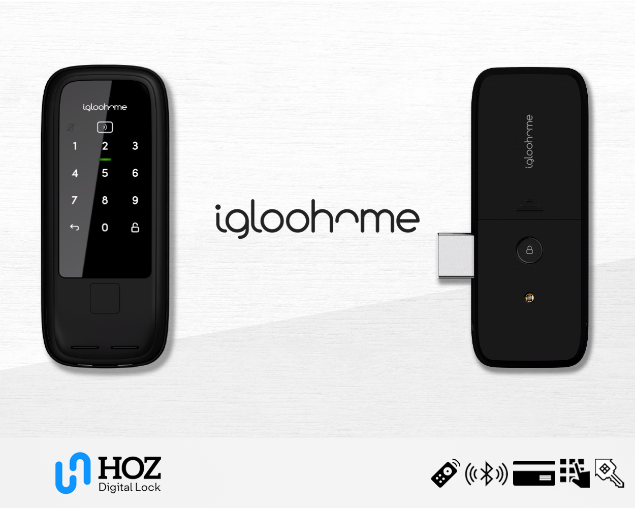 Igloohome Gate Lock without Fingerprint RM2 | Digital Locks Singapore | Hoz