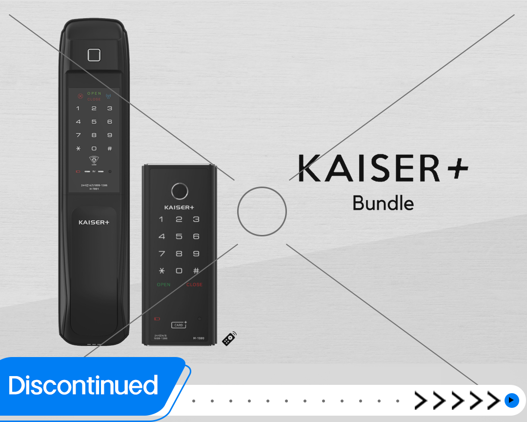 Kaiser Mortise Plus and Kaiser Sync Gate Bundle | Digital Locks Singapore | Hoz