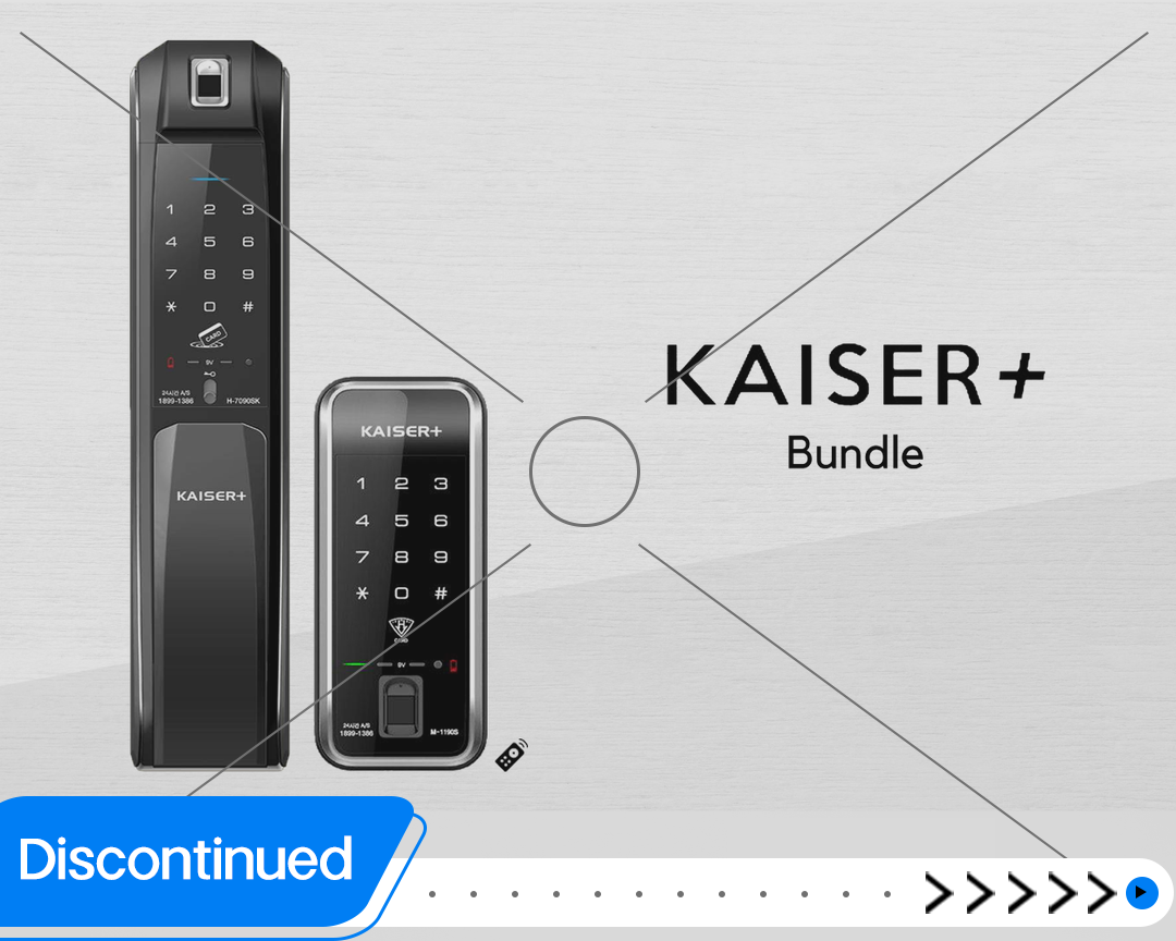 Kaiser Mortise Pro & Kaiser Gate Pro Bundle | Digital Locks Singapore | Hoz