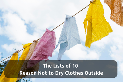 10 Reasons Not to Dry Clothes Outside
